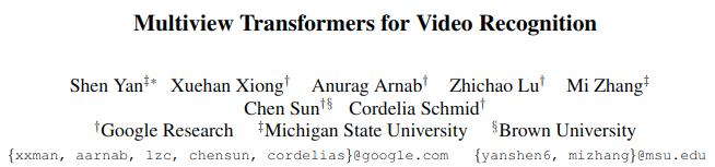 谷歌新论文：用于视频的新型Transformer结构---MTV - 知乎