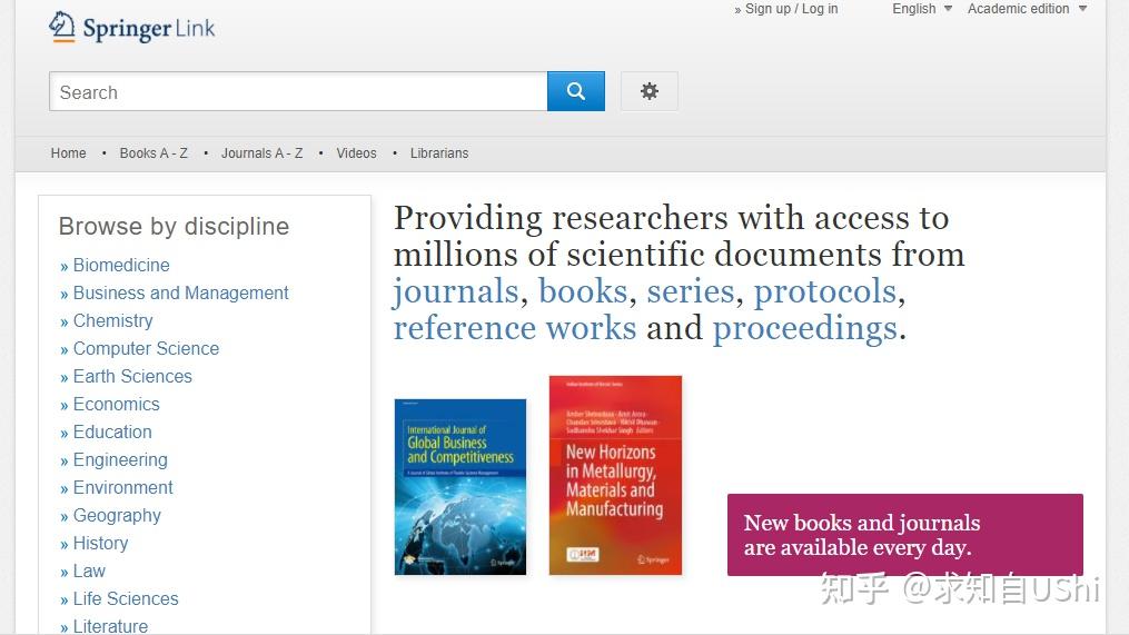手把手教你如何下载Springer文献 - 知乎