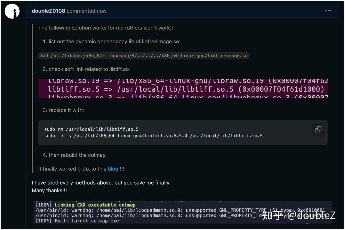 在Ubuntu Docker中安装Colmap - 知乎