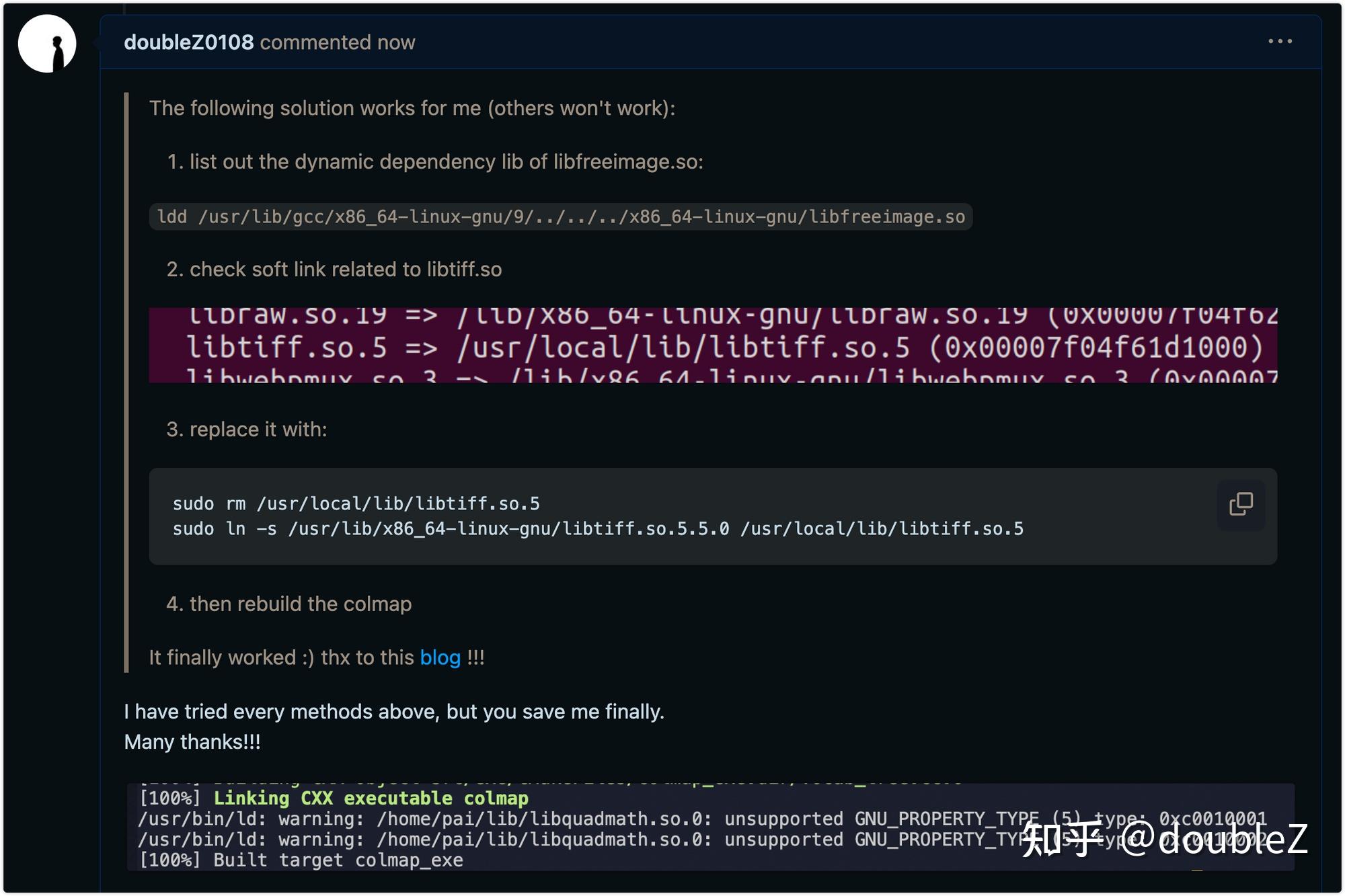 在Ubuntu Docker中安装Colmap - 知乎