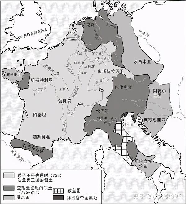 欧洲国家的起点 奠定西欧国家版图的王国 法兰克王国 中世纪简史6 知乎