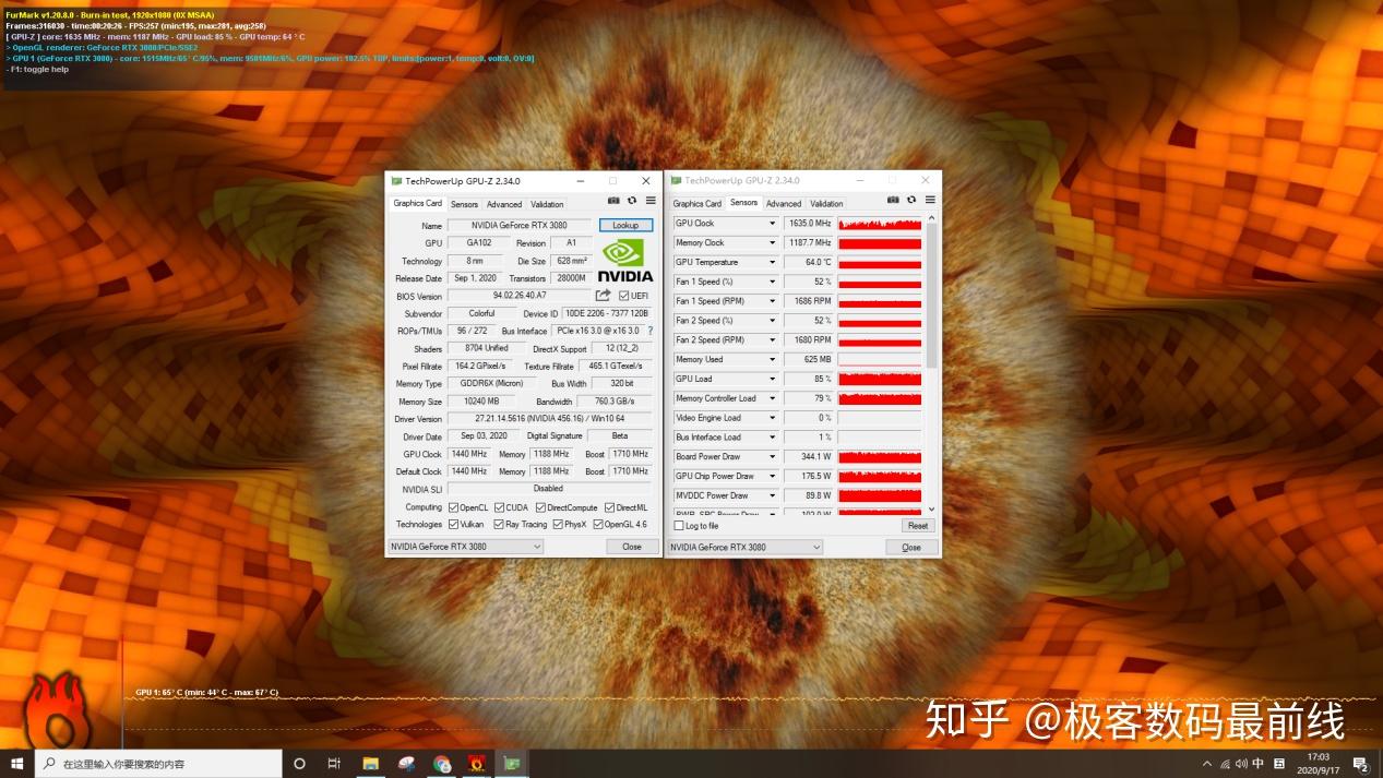实测告诉你：RTX 3080显卡应配多少瓦电源才够用？ - 知乎