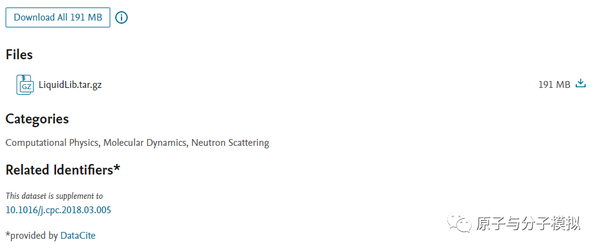 分子动力学模拟—LAMMPS 液体模拟数据后处理软件（五）: LiquidLib - 知乎