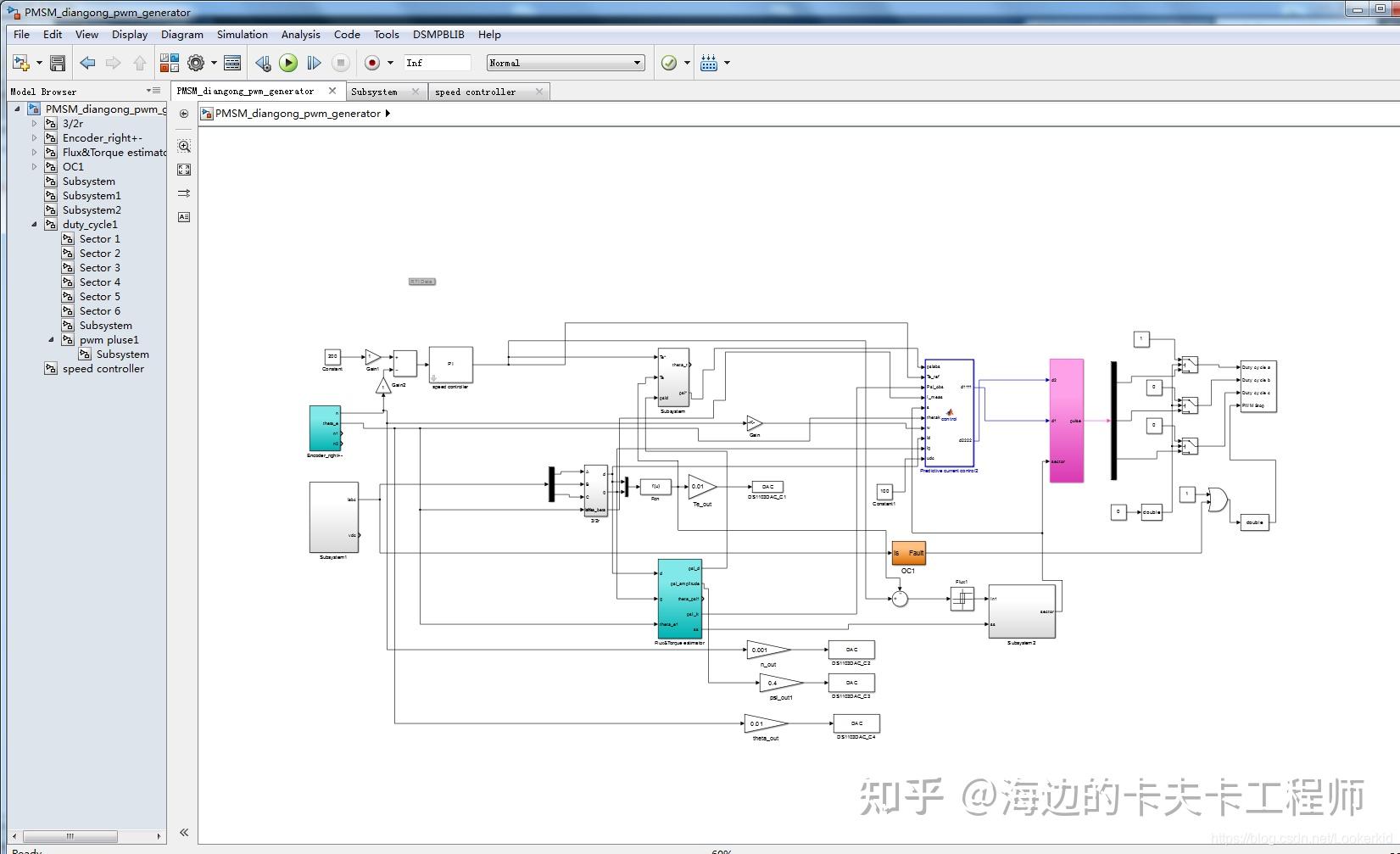 【dSPACE】从0开启dSPACE之路（3）电机控制PMSM-MPC仿真 - 知乎