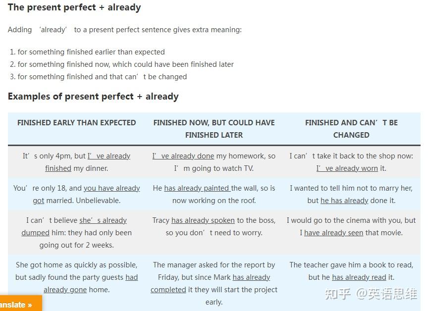 have和already在现完为什么能放一块？