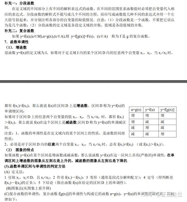 高中数学必修1知识点（附：对数函数详解高考真题解析），过来人教你秒杀技巧，快速得分！ 知乎 