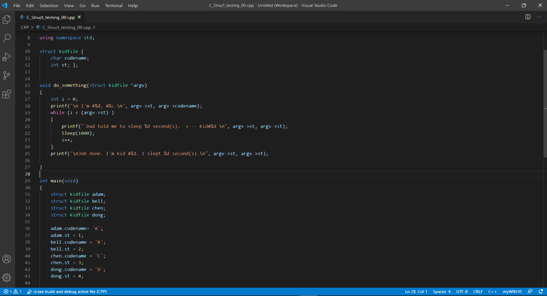 笔记：从C 转进 MS C++ 的一些练习例子的改动 - 知乎