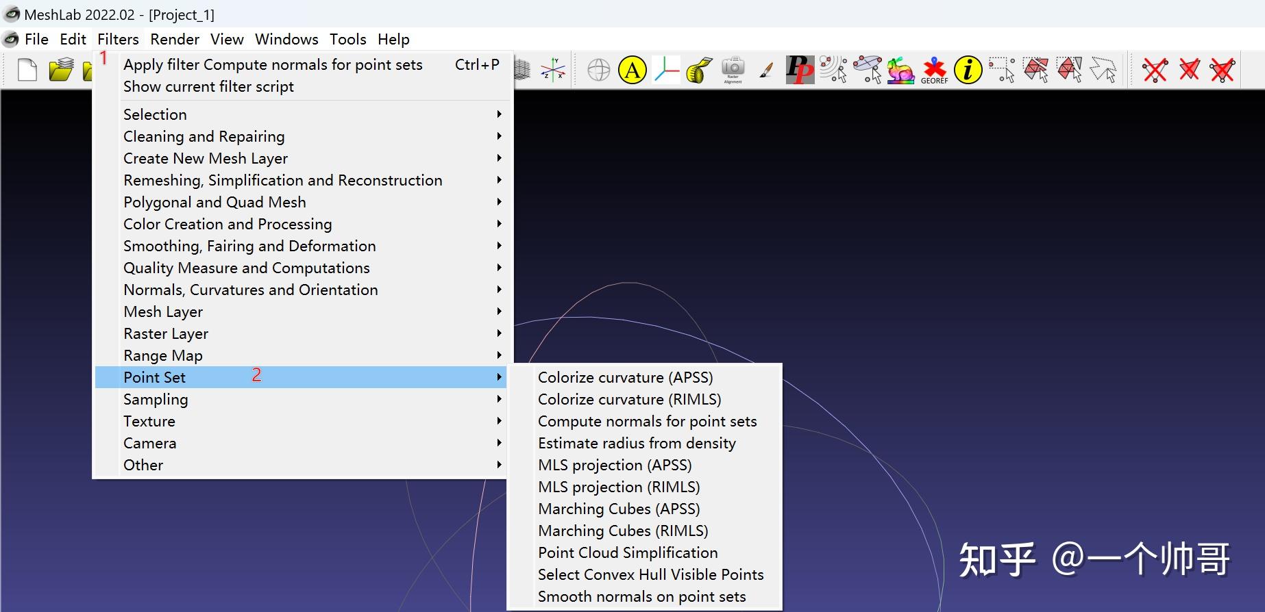 Meshlab按钮翻译：Filters：Point Set - 知乎