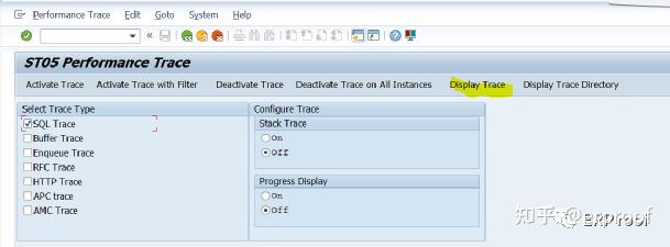 SAP ST05追踪找表 - 知乎