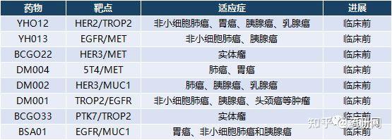 双抗ADC全球在研格局 - 知乎