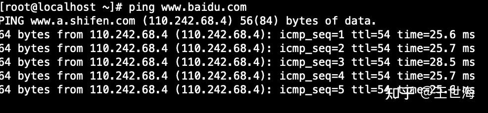 每周一个linux命令（ping）