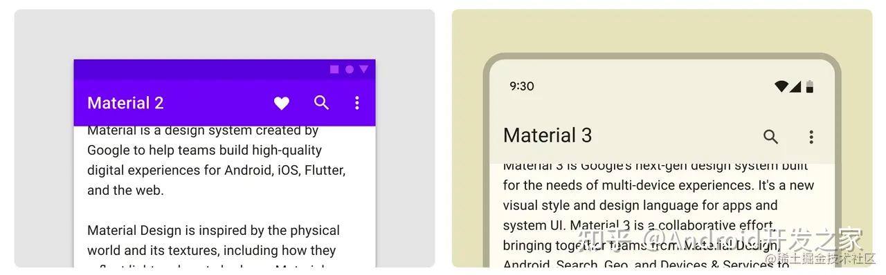 盘点 Material Design 3 带来的新变化 - 知乎