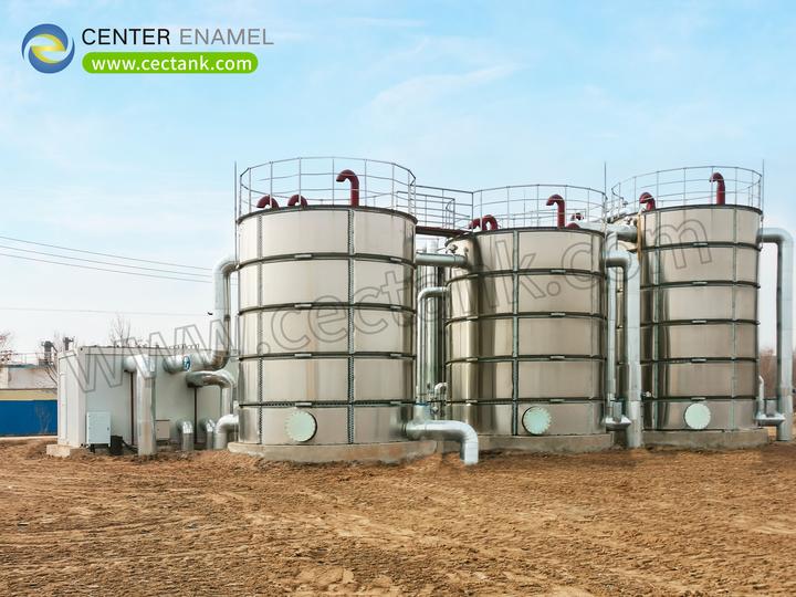 Durable and Expandable Stainless Steel Bolted Biogas Storage Tanks For ...