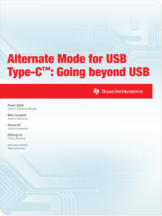 【文献翻译】USB Type-C 的 Alternative Mode：超越 USB - 知乎