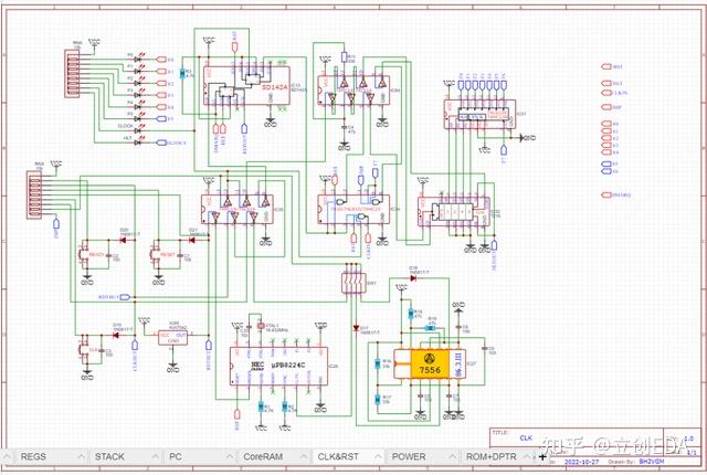 自制了一个简易的CPU，电路代码全开源 - 知乎