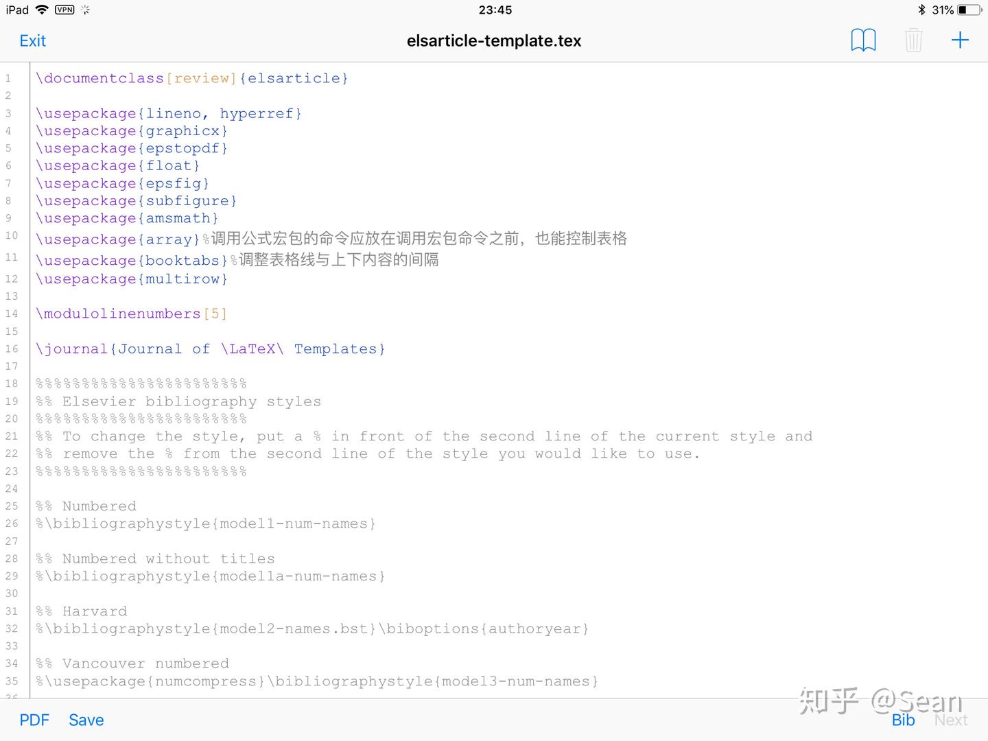 生产力工具iPad之VerbTex - 知乎