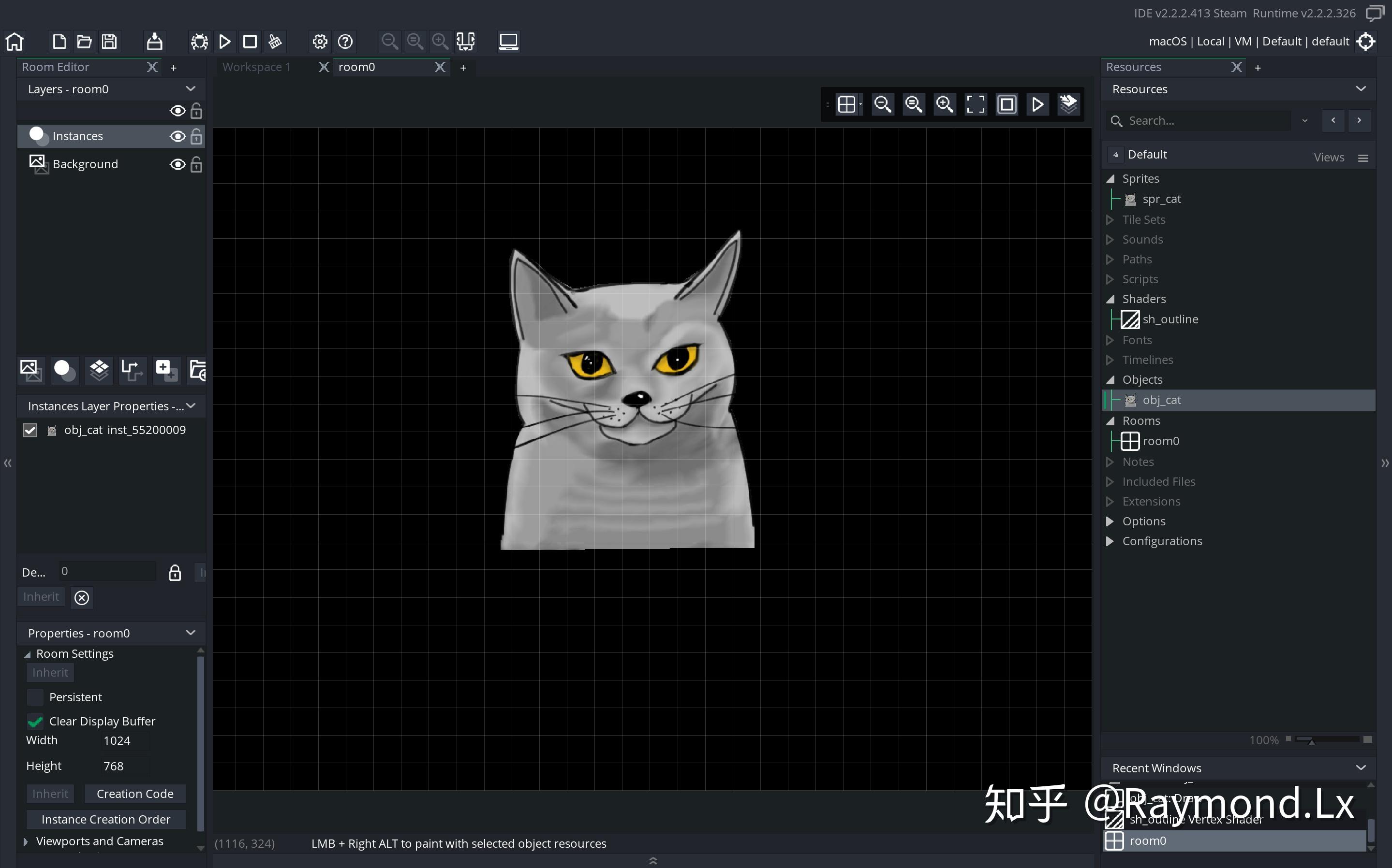 GameMaker Studio 2 2D描边Shader教程 - 知乎