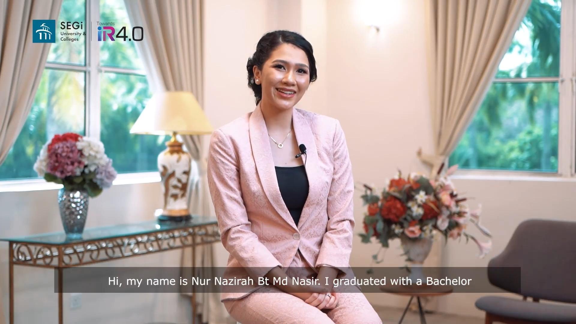 见见SEGi的一位校友Nazirah Nasir - 知乎