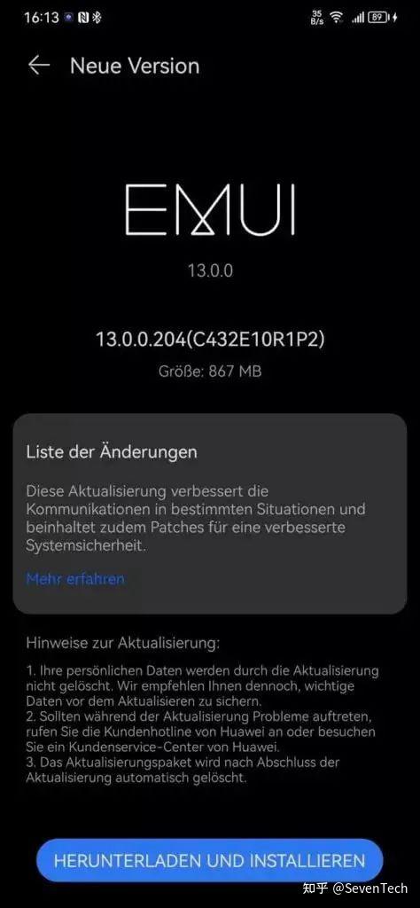 华为国内HarmonyOS4大热后，国际市场EMUI 13开始推出更新？ - 知乎