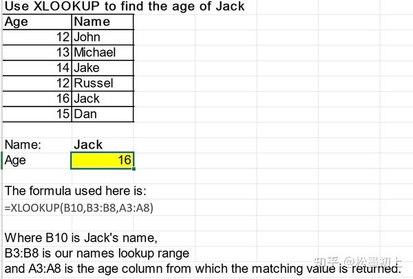 EXCEL 查找函数 VLOOKUP & XLOOKUP & INDEX MATCH - 知乎