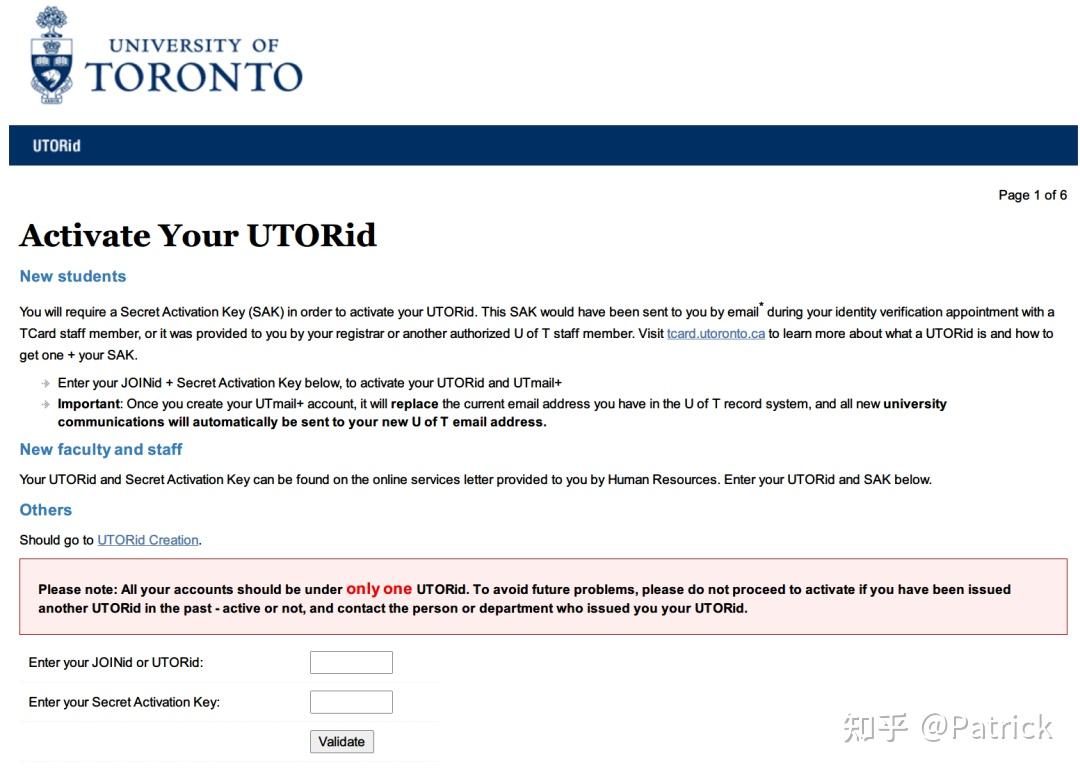 多伦多大学2022年Tcard激活教程来啦！ - 知乎