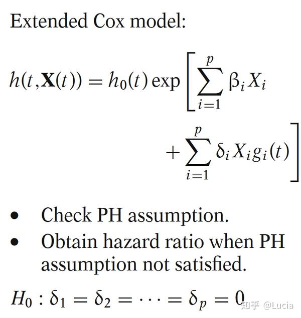 自学笔记：Chapter 6：Extension of the Cox Proportional Hazards Model for Time ...