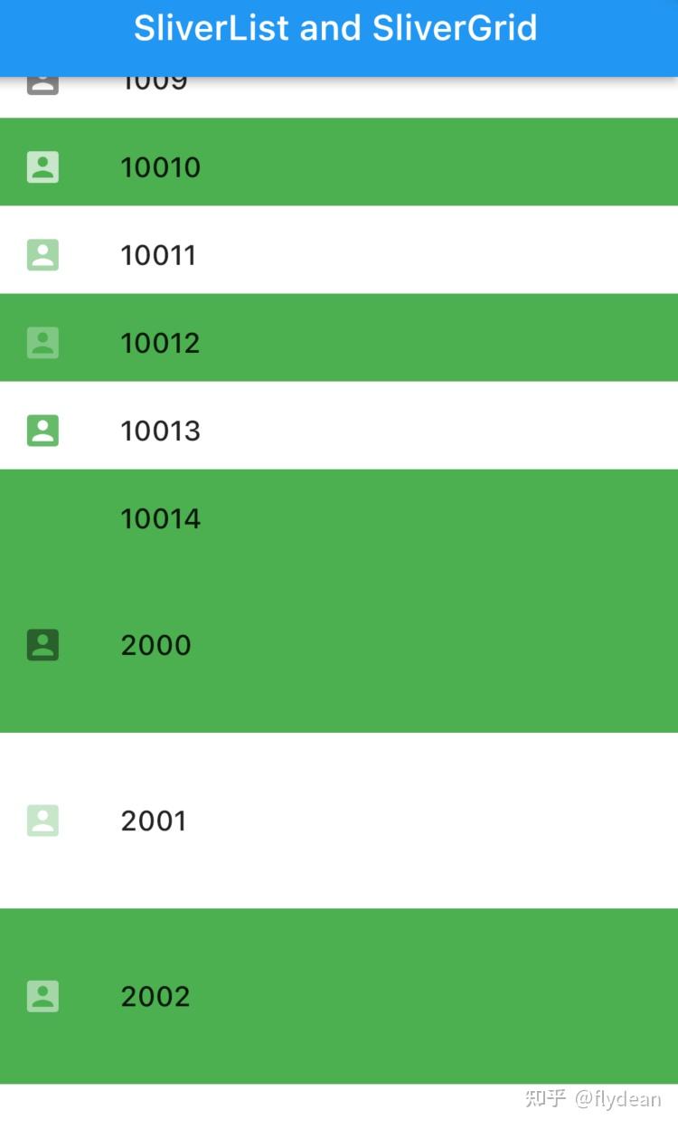 flutter系列之:使用SliverList和SliverGird - 知乎