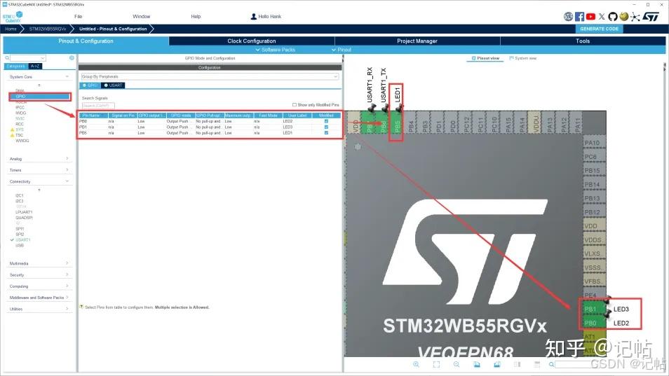 STM32WB55RG开发(1)----开发板测试 - 知乎