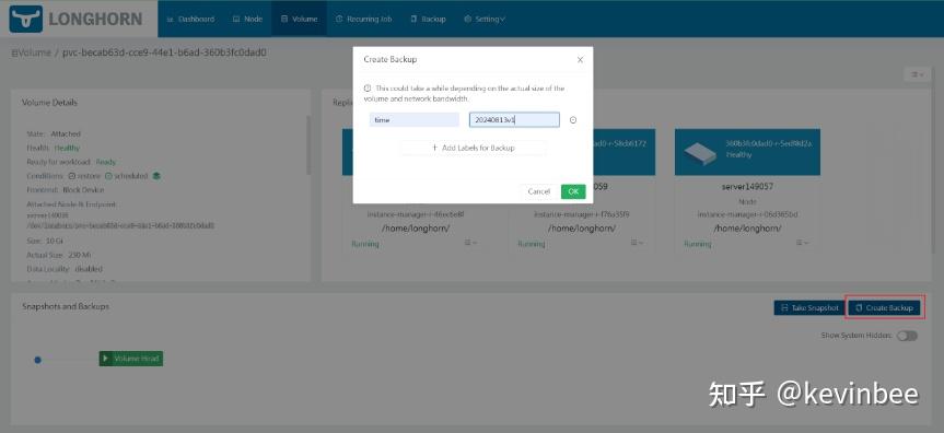 Rancher 使用 Minio 备份 Longhorn 数据卷 - 知乎