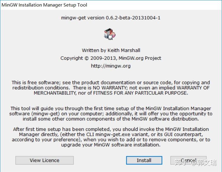windows下安装MinGW的配置 - 知乎