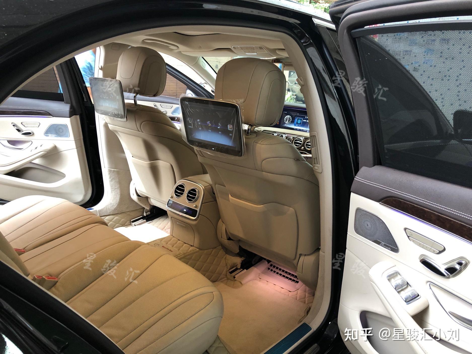 20款奔驰S350商务型加装原厂后排娱乐系统，提升后排豪华感 - 知乎
