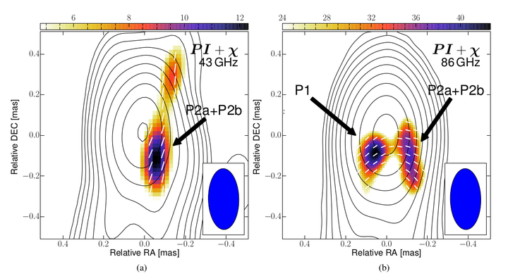 阅读笔记：空间分解3C 84 核区毫米波线偏振的源头 - 知乎