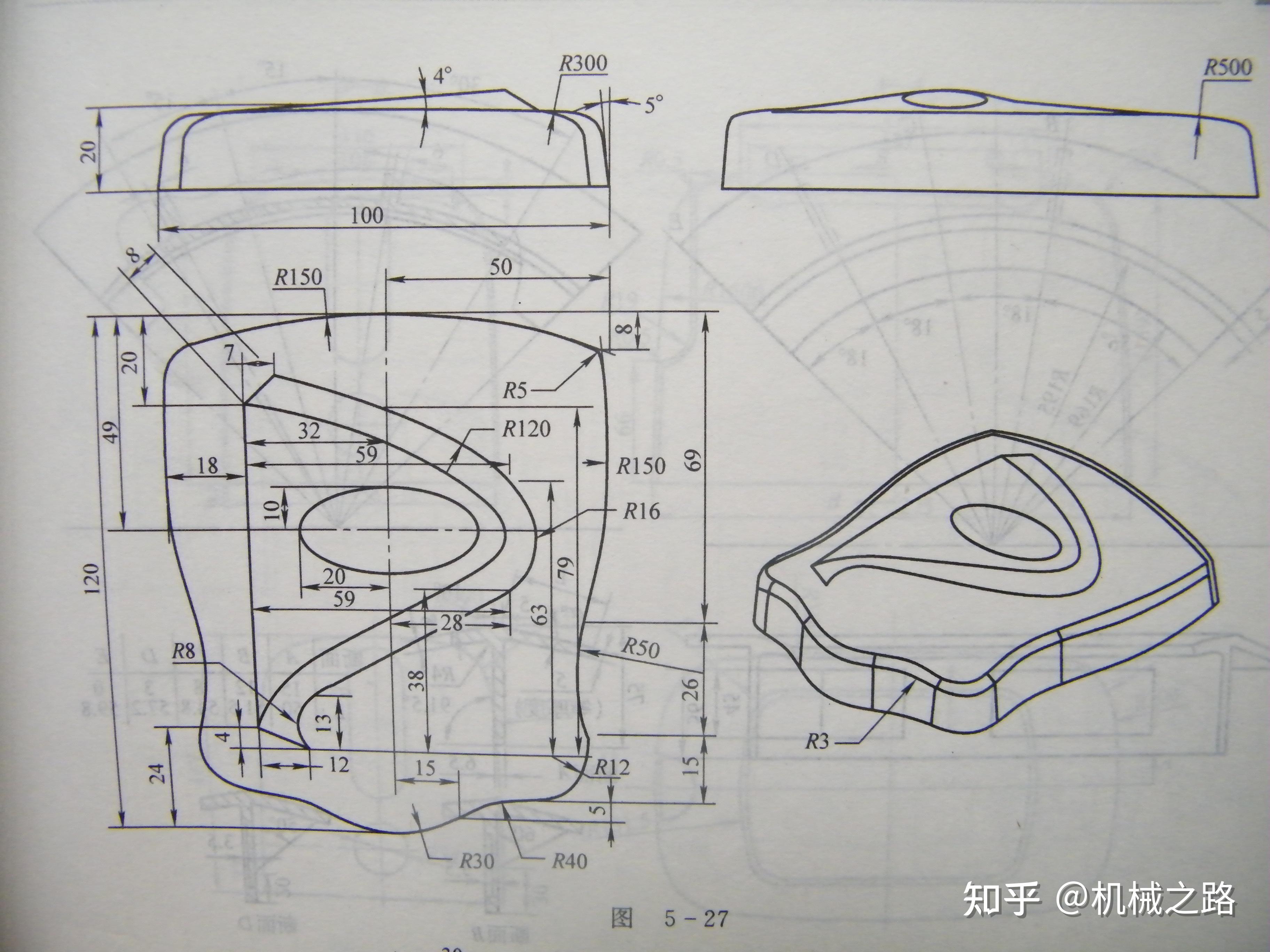 115张SW\UG\CROE\CATIA\CAD练习实例（有尺寸） - 知乎