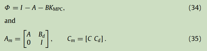 Linear offset-free model predictive control - 知乎