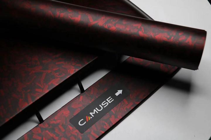 CAMUSE卡慕斯改色膜PET碳纤纹PET消光花碳红,爱碳者系列新势力 - 知乎