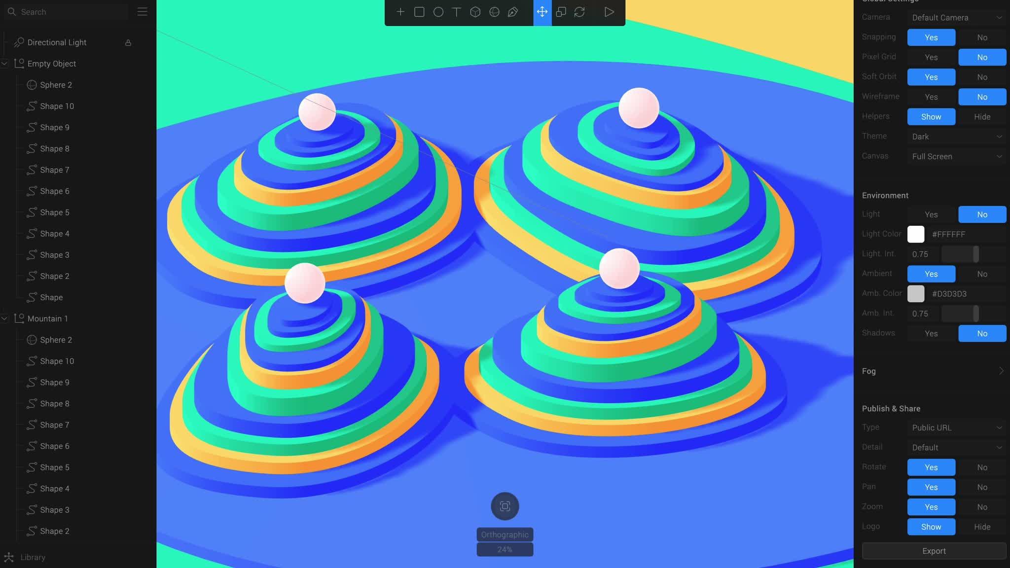 最简单出效果3D软件-Spline3d 新手教程 - 知乎