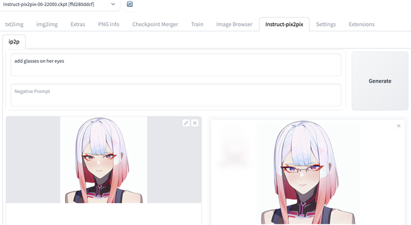 在 stable-diffusion-webui 中使用 instruct-pix2pix模型 - 知乎