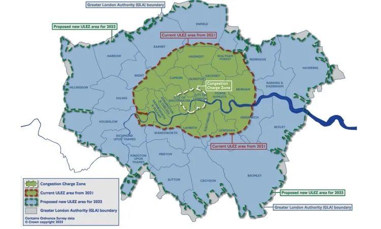 伦敦的超低排放区将扩展到所有行政区 - 知乎