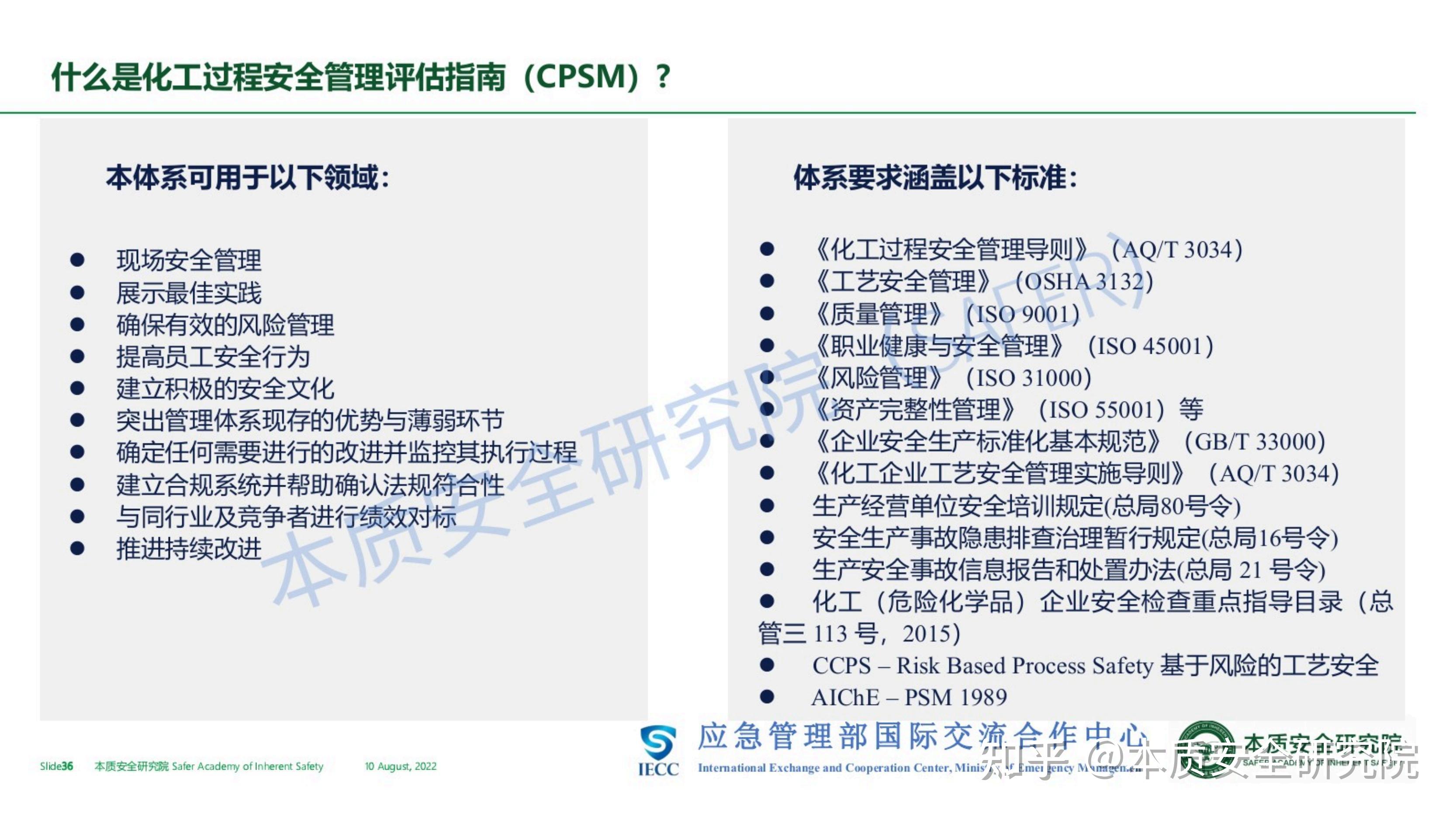 化工过程安全管理评估指南（CPSM） - 知乎