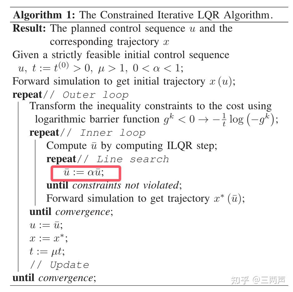 从iLQR算法到CILQR算法 - 知乎