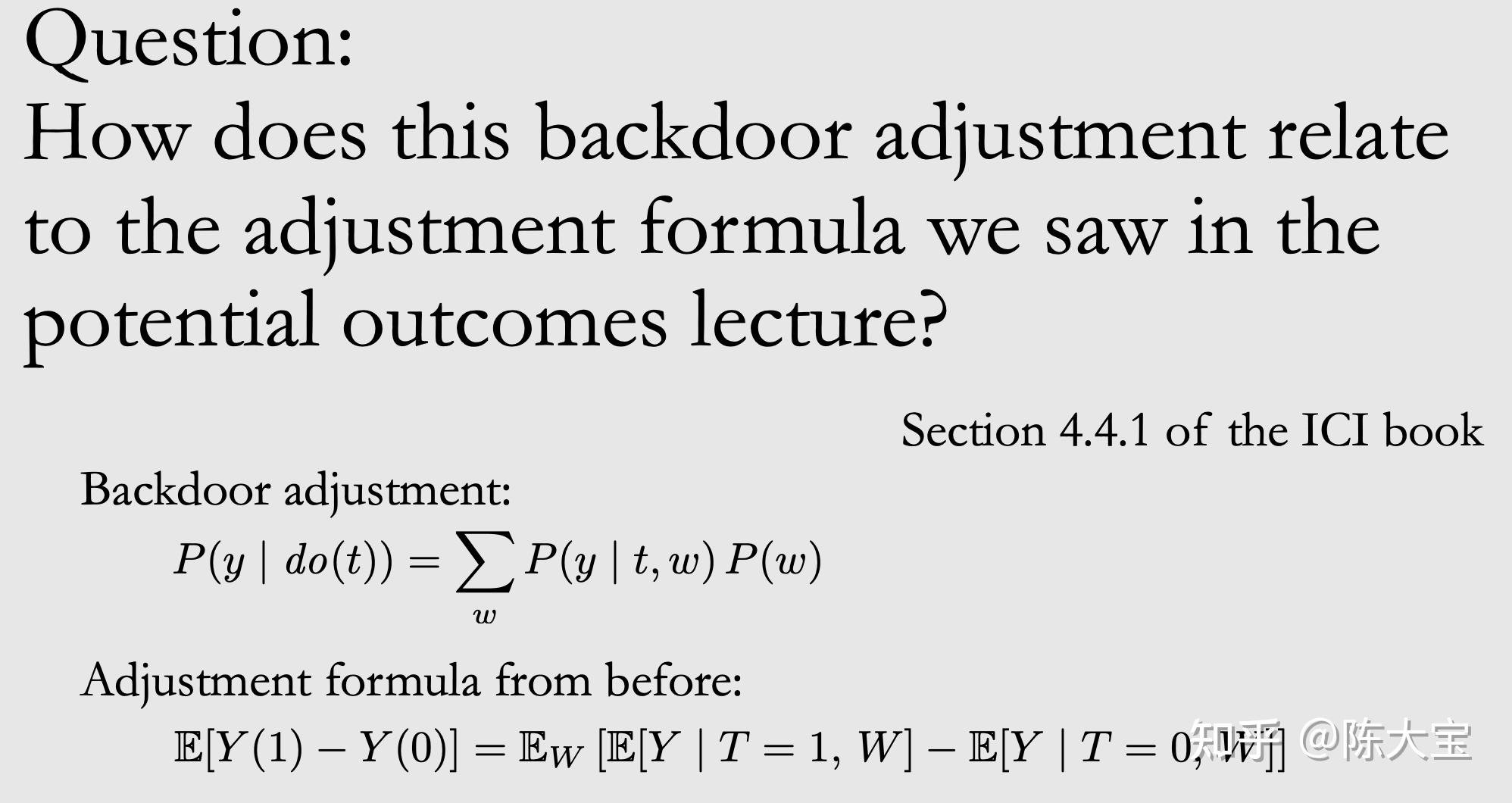 Introduction to Causal Inference 2020 Ch4-Causal Models - 知乎