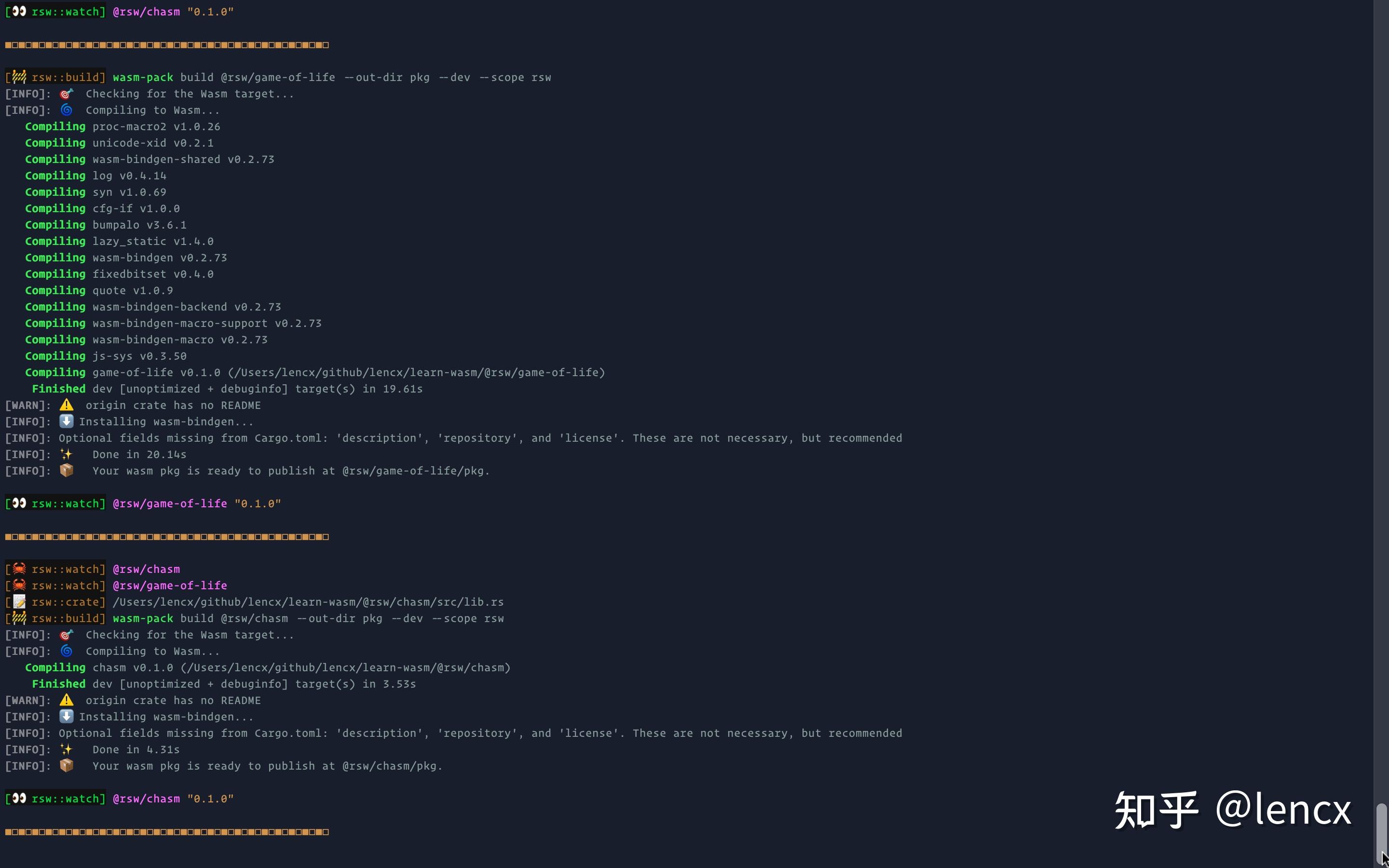 rsw-rs 发布 v0.1.0 版本 - 知乎