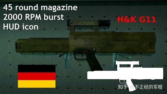 H&K G11步枪：一个枪机堪比钟表复杂的发射无壳弹的步枪 - 知乎