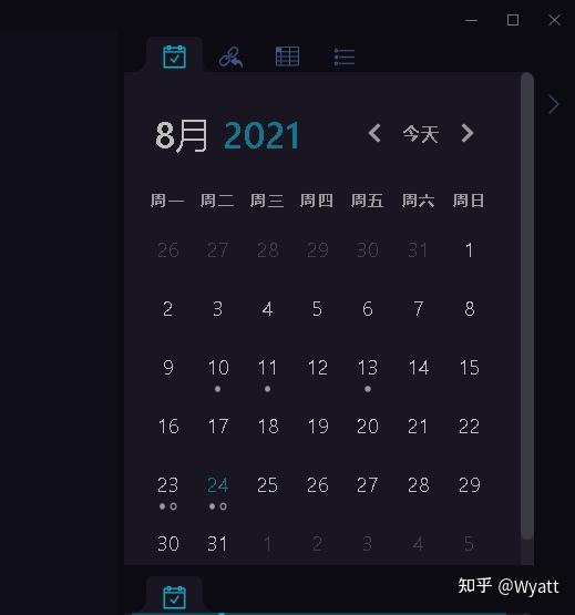 Calendar——不只是日历【玩转Obsidian的保姆级教程】 - 知乎