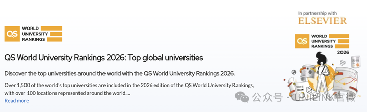 QS2026全球大学排行公布！墨大依旧第一，新南紧随其后！澳洲9所大学全球前100！含金量大涨 - 知乎