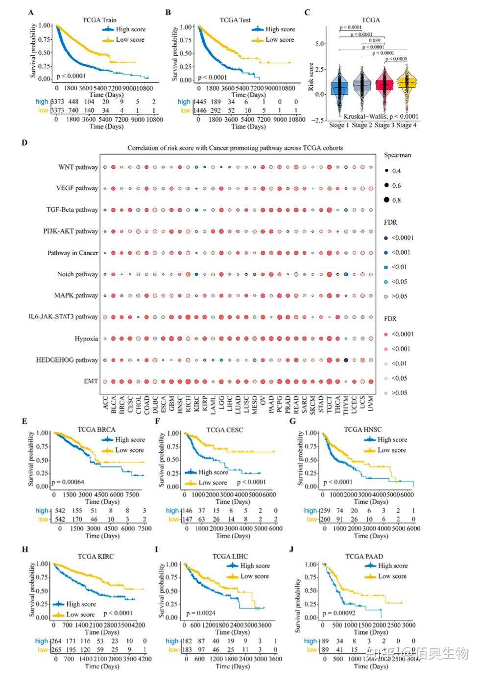 2023年只有7张Figure的纯生信泛癌预后模型发12分+1区期刊 - 知乎