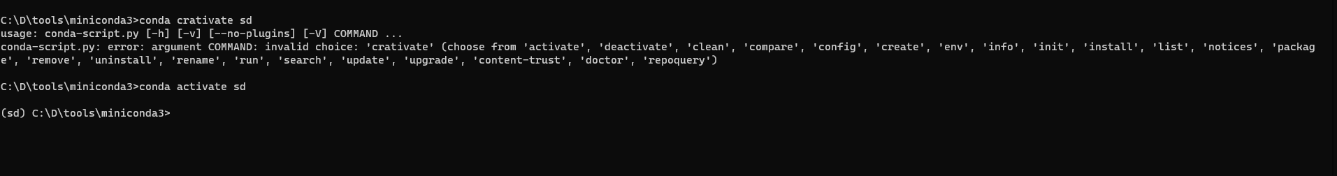 解决conda的“WARNING: Cannot install xonsh wrapper without a python ...