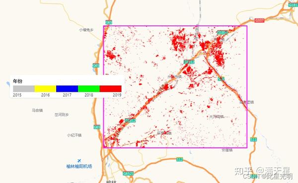 PIE-Engine:陕北区域荒漠化区域的影像面积 - 知乎