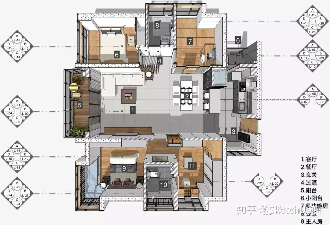 如何用SU结合LAYOUT画施工图？ - 知乎