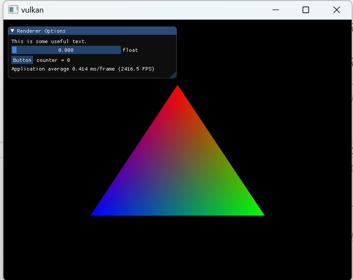 Vulkan Demo中集成ImGui - 知乎